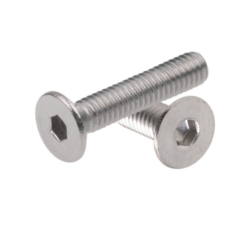 M4 x 20 mm Hex Countersunk Flat Head Socket Screws Bolts Cap Stainless ...