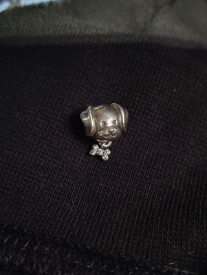 Pandora Pet Dog Charm With Dangling Bone | eBay