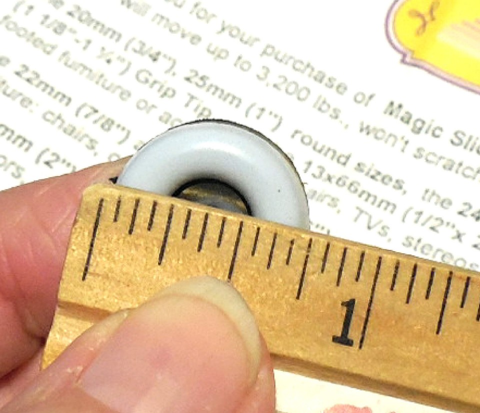 New 16 Magic Sliders 3/4" Plastic Glide 20mm Glides With Screws Smooth ...