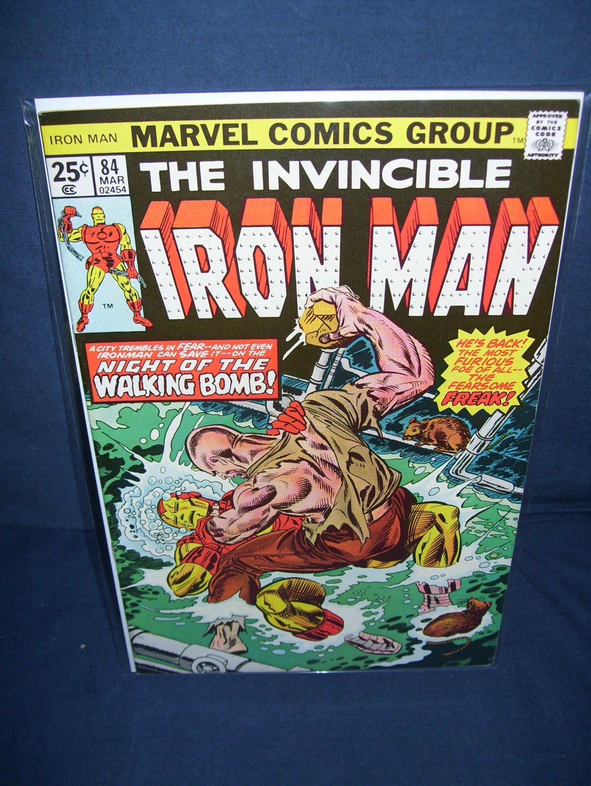 The Invincible Iron Man #84 with Bag and Board Marvel Comics 1975 | eBay