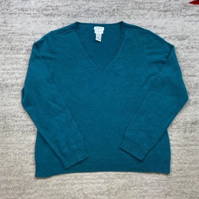 Jaclyn Smith Cashmere Sweater Ladies Extra Large Blue Outdoor Hiking ...