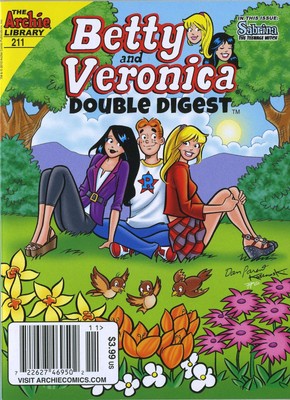 Betty and Veronica Double Digest #211 (Newsstand) FN; Archie | w/Bag ...