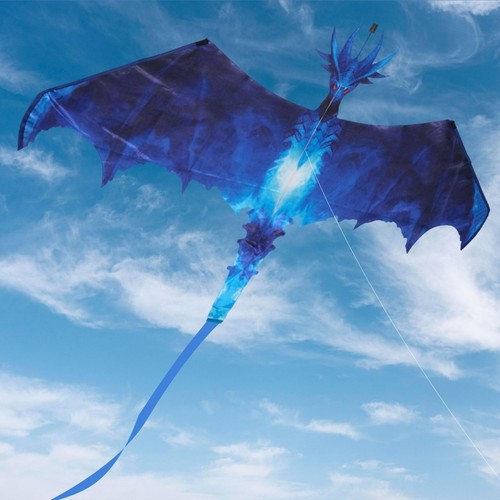 JEKOSEN 55" Glacier Dragon Kite for Kids and Adults Large Kites Easy to ...