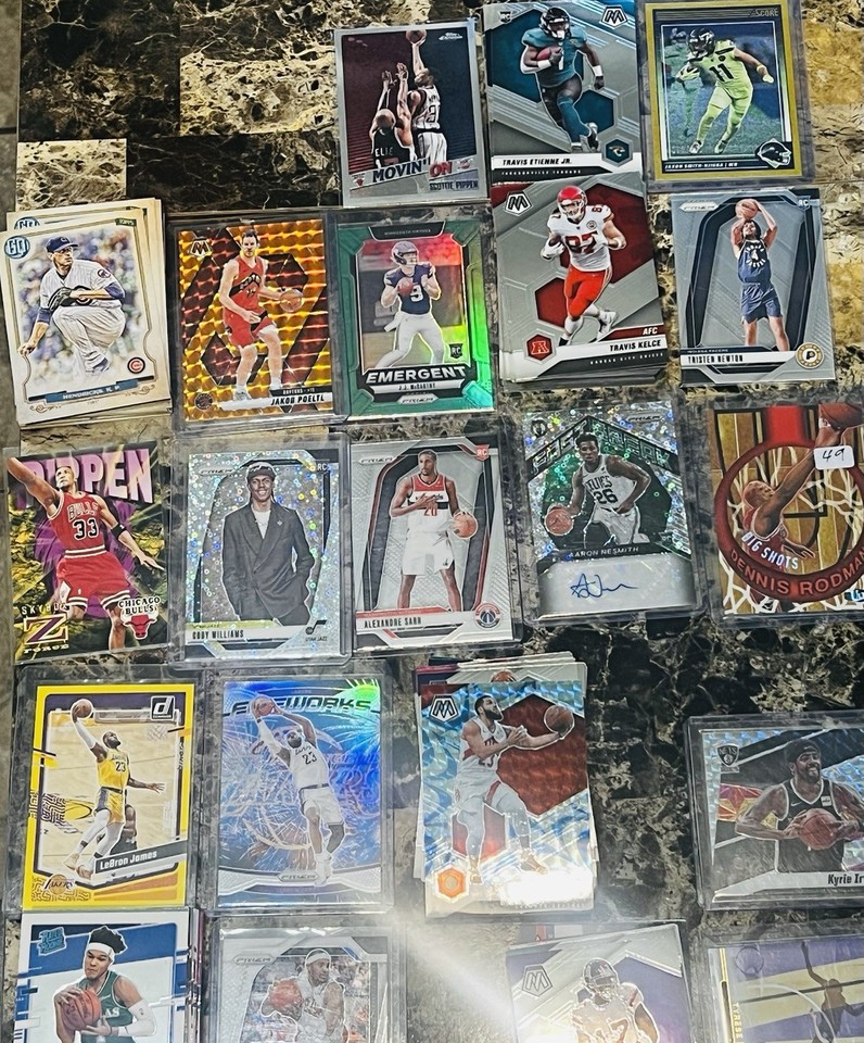HUGE 314 Card Sports Lot Auto + LeBron + #’d Sp / Basketball Football ...