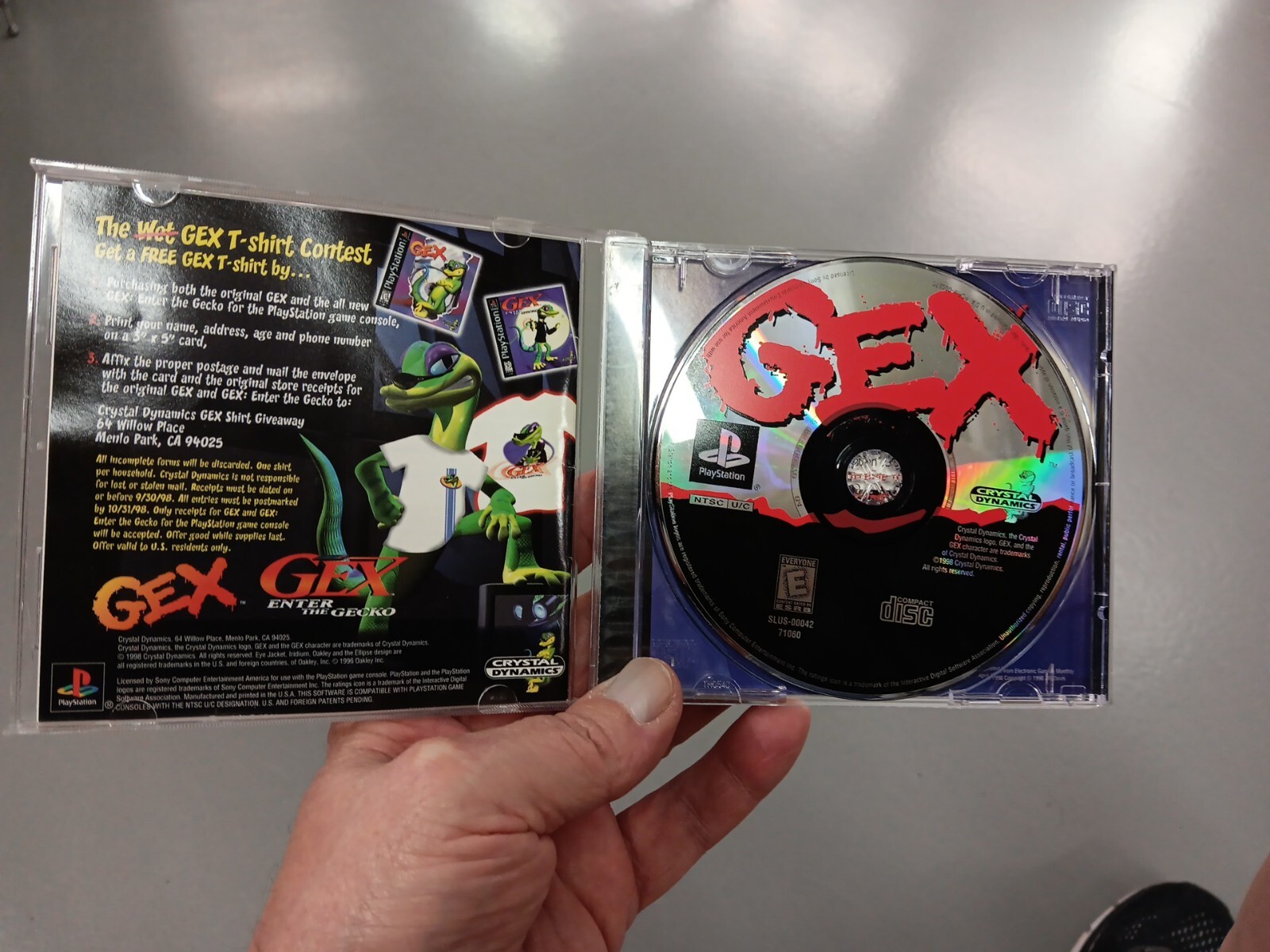 Gex (Sony PlayStation 1, 1998) PS1 Jewel Case - Complete in Box CIB ...