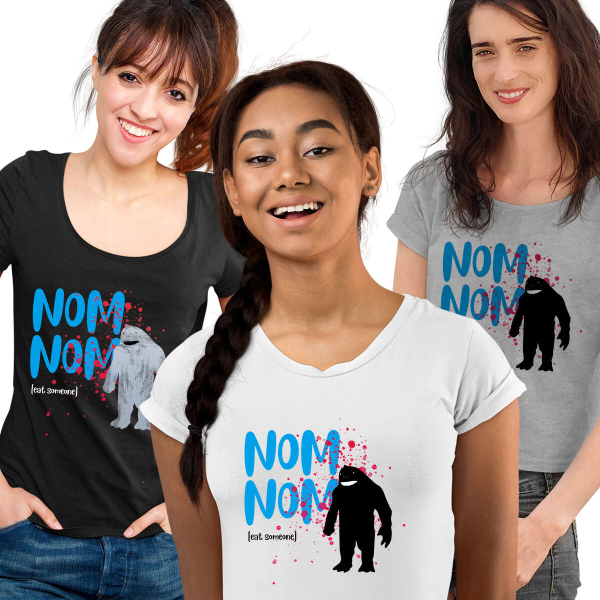 King Shark Num-Num Eat Someone Funny Suicide Squad Movie Novelty Gift T ...