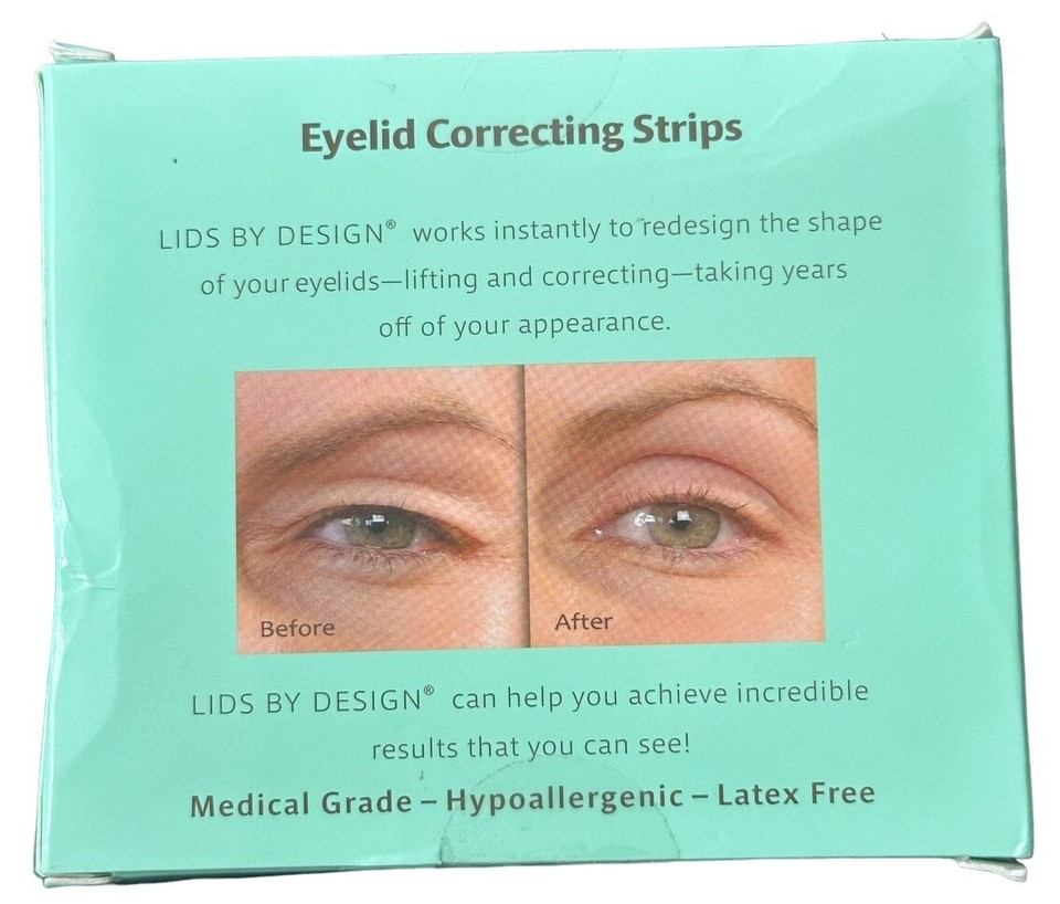 LIDS by DESIGN 4mm - 7mm 80 Eyelid Correcting Strips Heavy Hooded ...