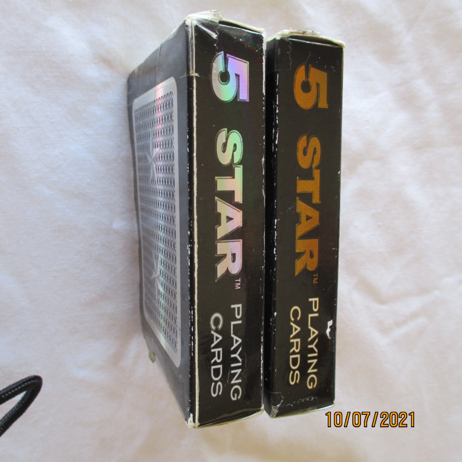 Vintage LOT Of 2 Casino Quality 5 STAR Playing Cards 1 Golden Deck 1 ...