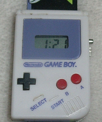 VINTAGE 1994 Nintendo GAME BOY WATCH WORKS GREAT HTF Collectible W ...