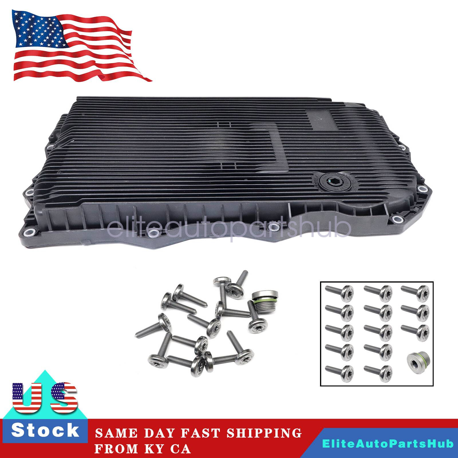 For Maserati Ghibli Quattroporte 14-22 NEW Transmission Oil Pan Kit ...