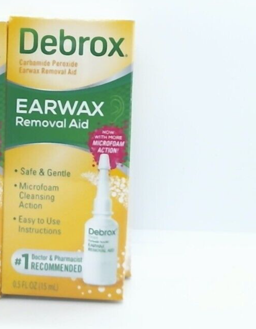 Debrox Earwax Removal Aid 0.5 oz Earwax Removal Drops | eBay