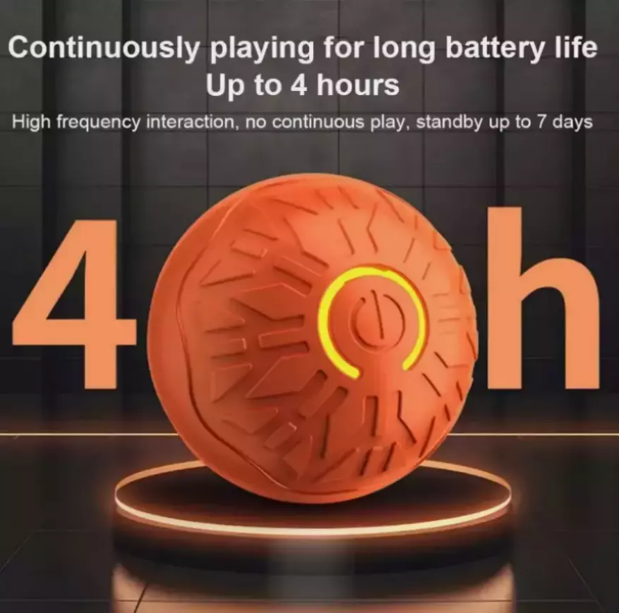 1 Smart Bouncing Ball Pet Dog Cat Toy Ball Electric Intelligent Jumping ...