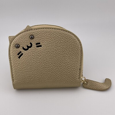 Gold Cat Credit Card Holder Wallet | eBay