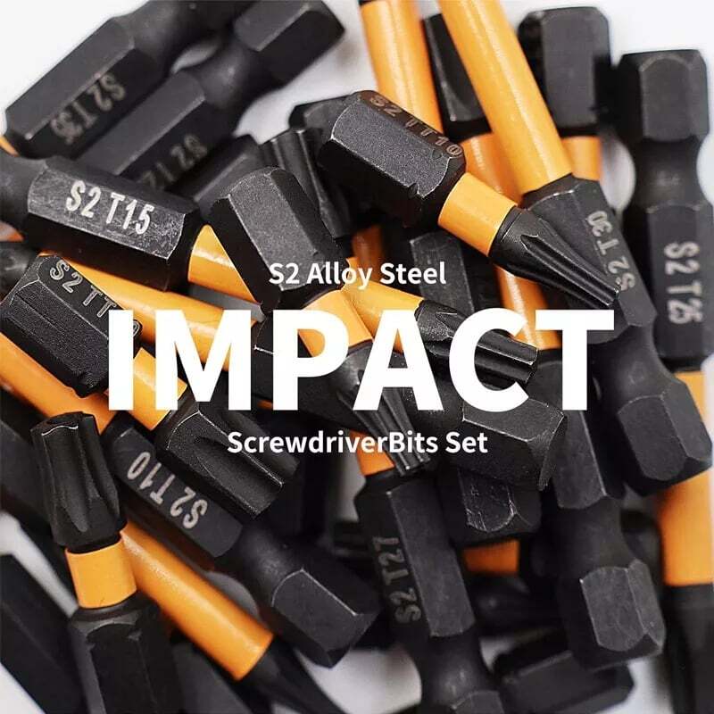26PCS Impact Torx Bit Set (TT7-TT40), S2 Steel Security with Tamper ...