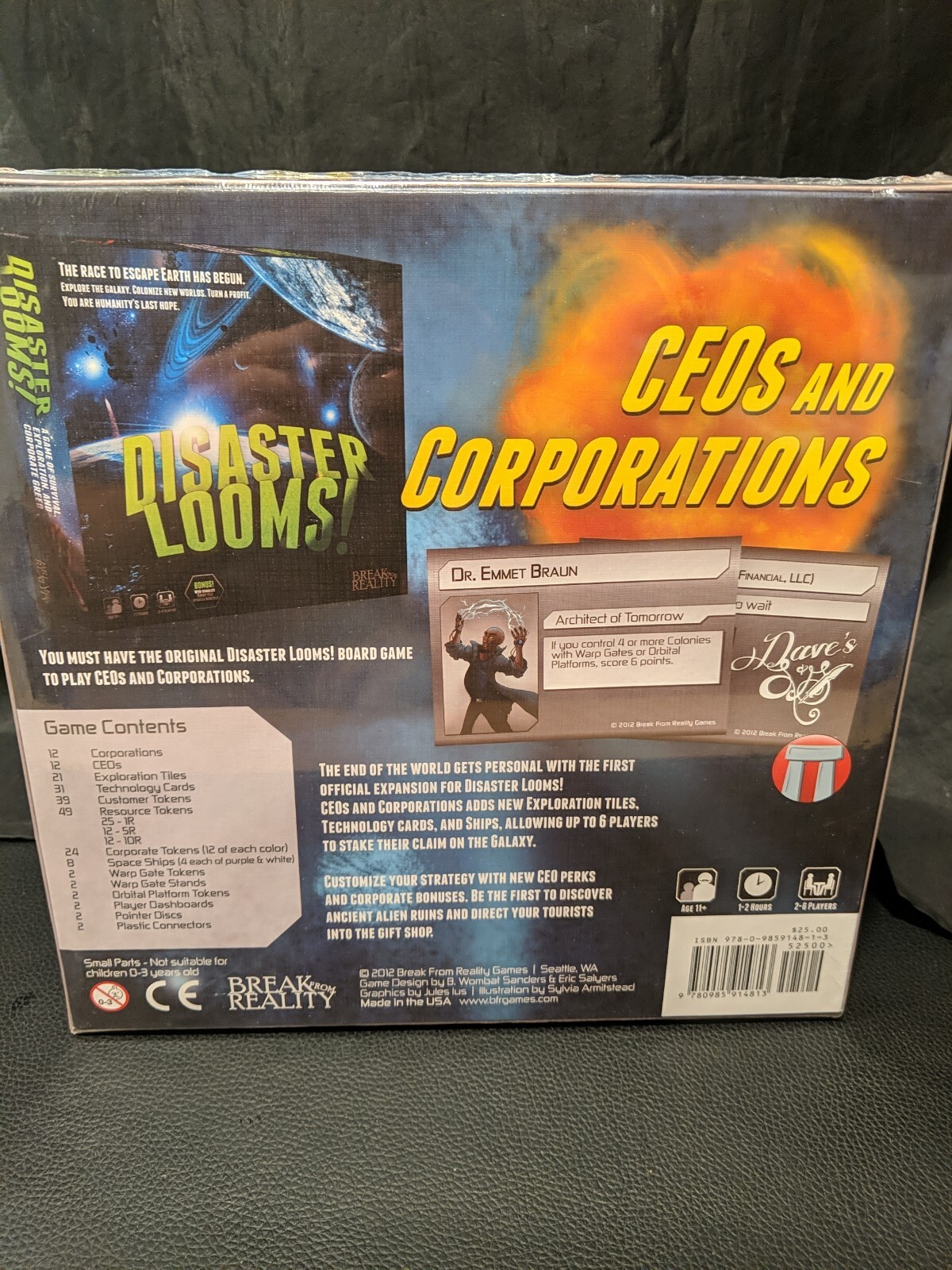 Disaster Looms CEOs & Corporations Board Game - Break from Reality THG ...