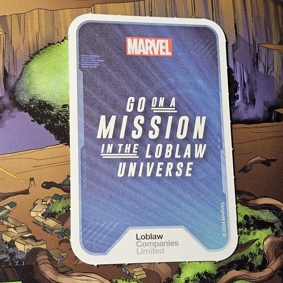 +2 COURAGE Marvel Card #34 2024 2M7 GO ON A MISSION LOBLAW UNIVERSE | eBay