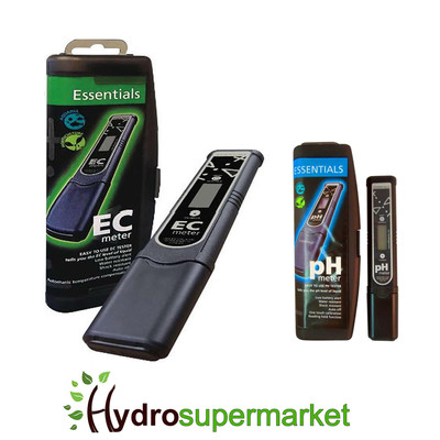 EC OR PH ESSENTIALS METER FOR TESTING NUTRIENT STRENGTH HYDROPONICS ...