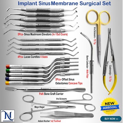 Dental Surgical Implant Sinus Membrane Maxillary Oral Surgery ...