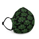 St. Patrick’s Day Shamrock Premium face mask Trinity Black | eBay