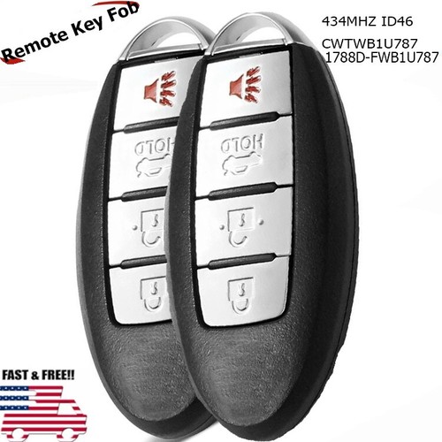 2X Proximity Remote Key Fob for Infiniti M35 M37 M56 2011 - 2013 ...