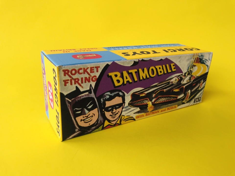 CORGI Batmobile 267 4th Edition issue in Great Condition W/ Repro Box🔥🔥 ...