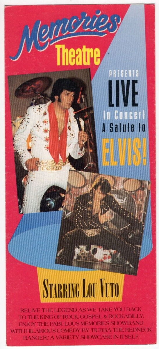 Lou Vuto And His Wife THE ELVIS PRESLEY IMPERSONATORS HISTORY (In The