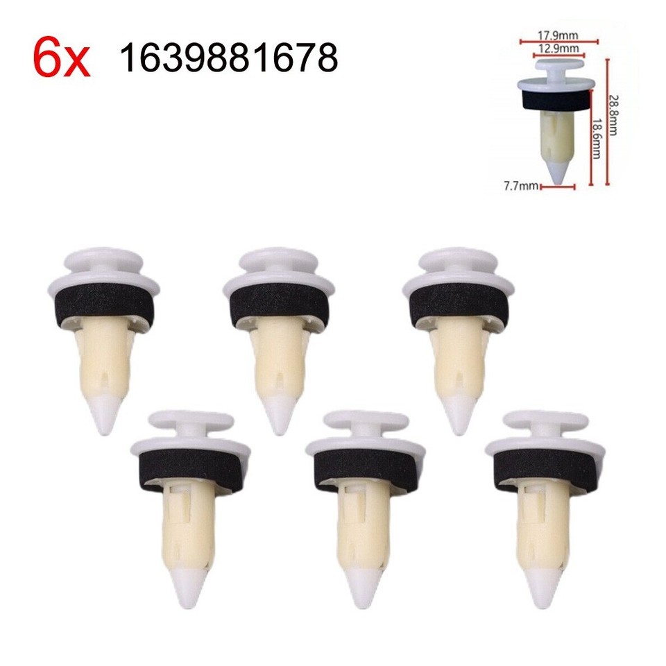 Auto Parts Fastener Clip 1639881678 6pcs/Set A1639881678 Car ...