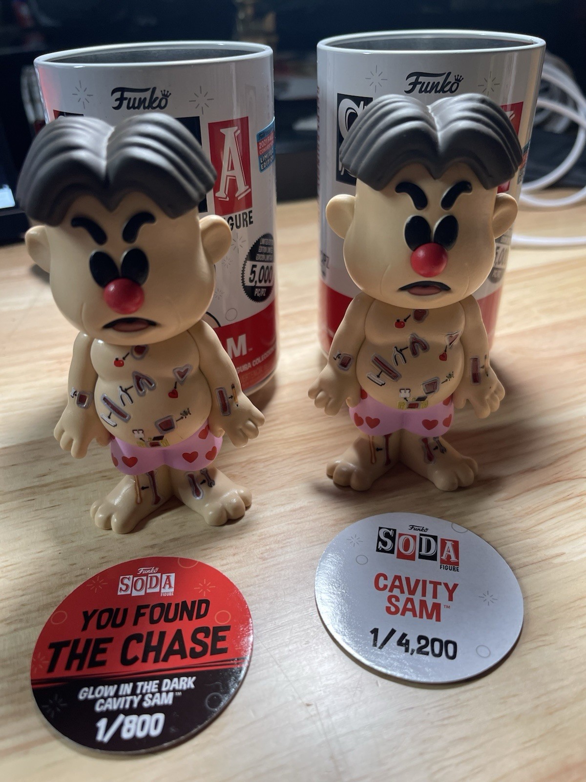 Funko Pop! NYCC 2021 Exclusive Soda Operation Cavity Sam CHASE And ...