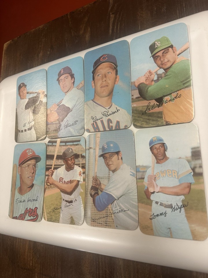 1971 Topps Super Baseball Cards. Lot of 18 - Willie Mays Included | eBay