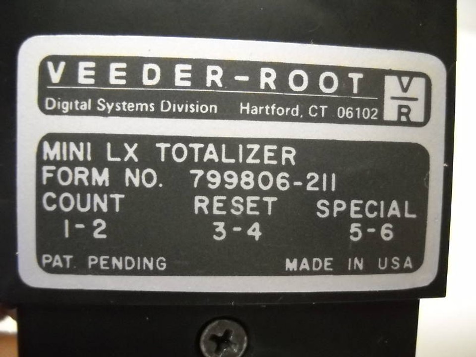 DANAHER CONTROLS VEEDER ROOT 0799806-211 MINI TOTALIZER NEW IN BOX | eBay
