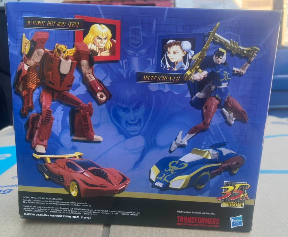 Transformers Collaborative:Street Fighter II Mash-Up Hot Rod Ken vs ...