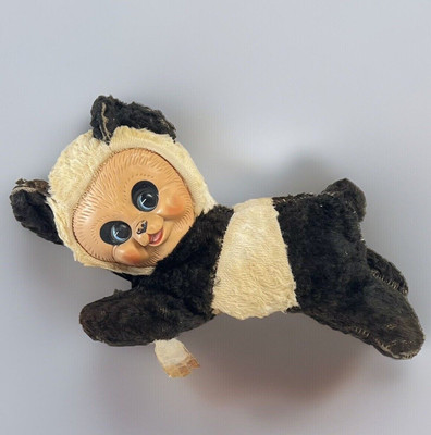 Vintage Rubber Face Gund Dingle Dangle Panda Bear Plush Stuffed Animal ...