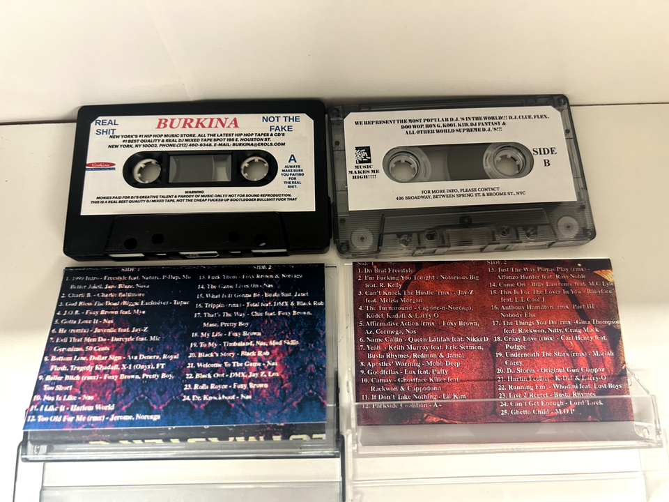 2X CUTMASTER C HIP HOP 90s NYC RAP MIXTAPE CASSETTE TAPE LOT | eBay