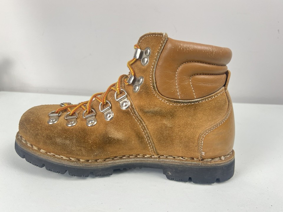 Vtg Colorado Kinney Mountaineering Hiking Boots Italy Vibram Men's 6 ...