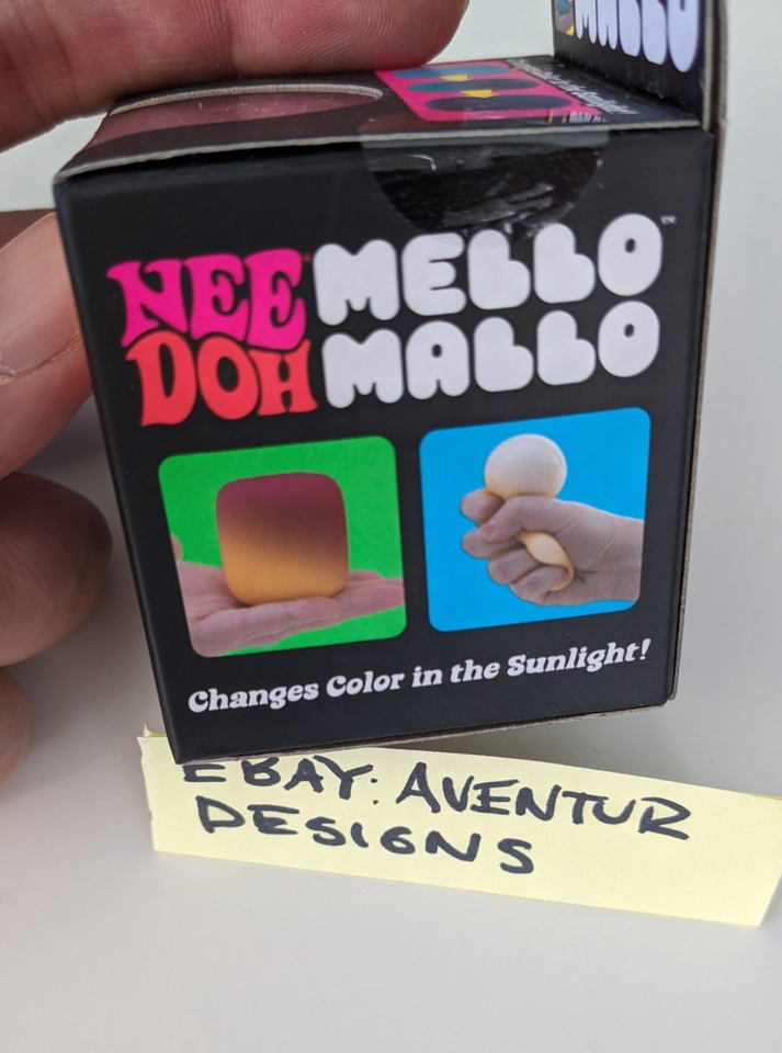 Viral NEEDOH Mello Malllo Squishy COLOR CHANGING Marshmallow PINK NEW ...