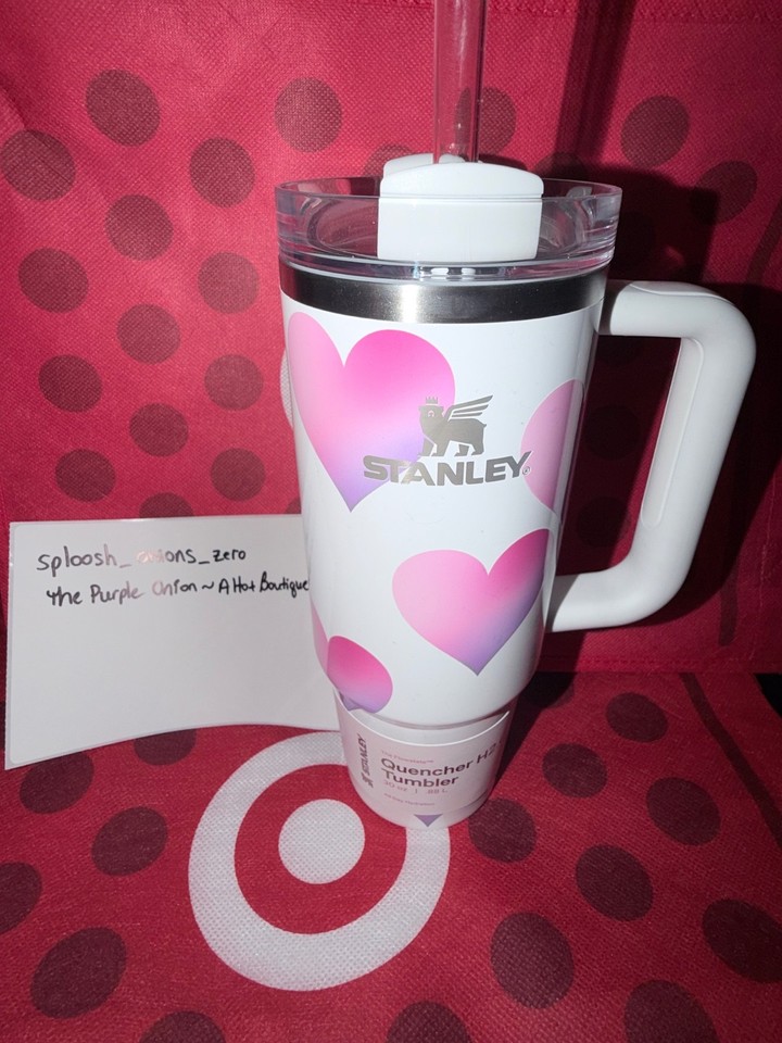 Stanley Target 30oz Tumbler Valentine's Day Frost Gradient Pink White ...