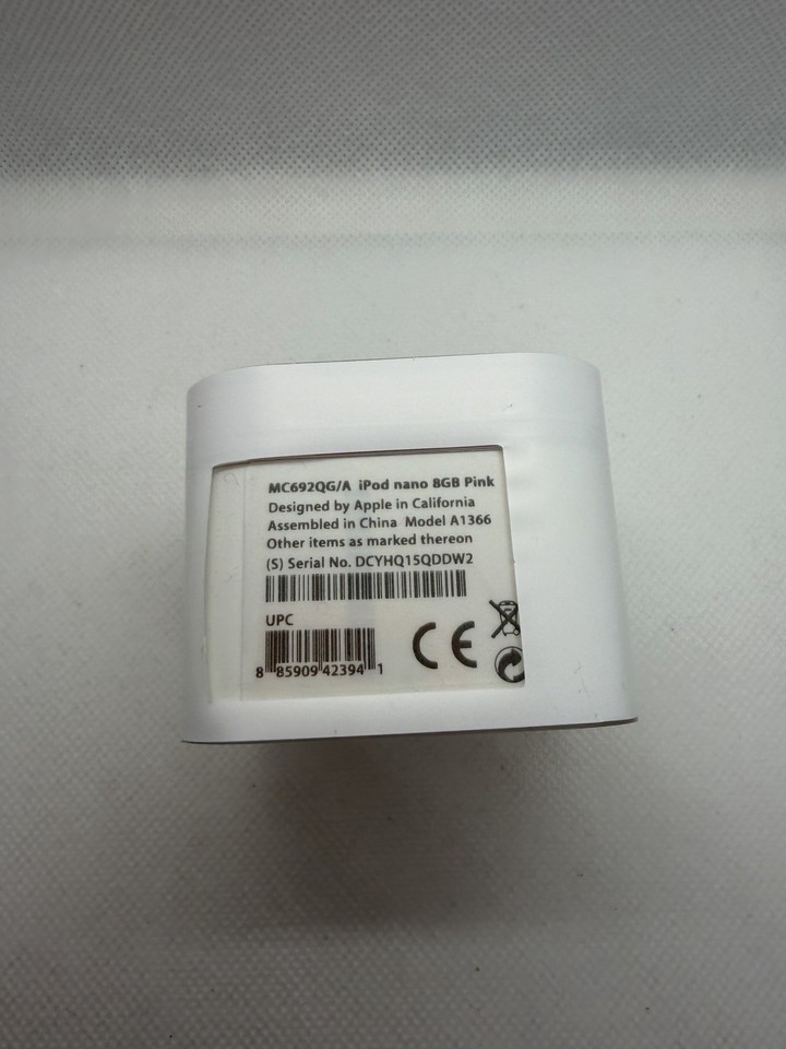 Apple iPod Nano 6th 6. Generation Pink (8GB) Pink New Sealed Rare | eBay UK