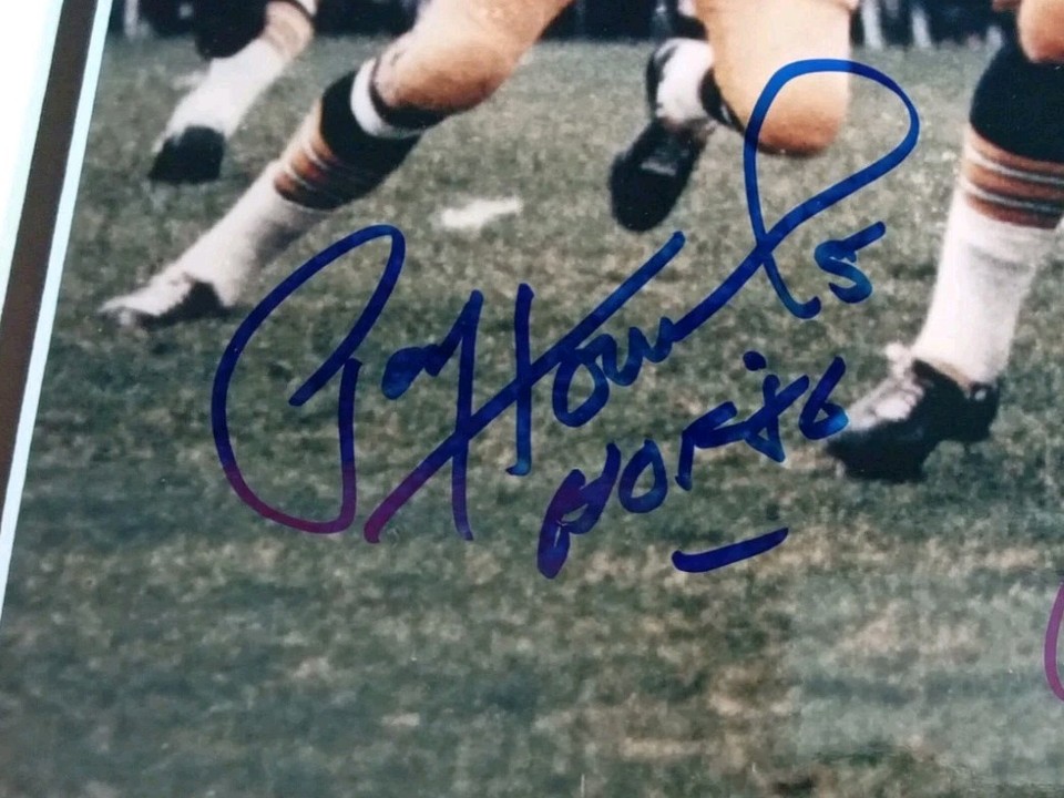 LG. GREEN BAY PACKERS SWEEP PHOTOGRAPH PAUL HORNUNG JERRY CRAMER ...