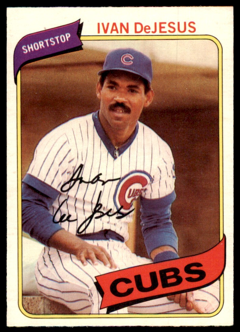 1980 O-PEE-CHEE IVAN DEJESUS CHICAGO CUBS #349 | eBay