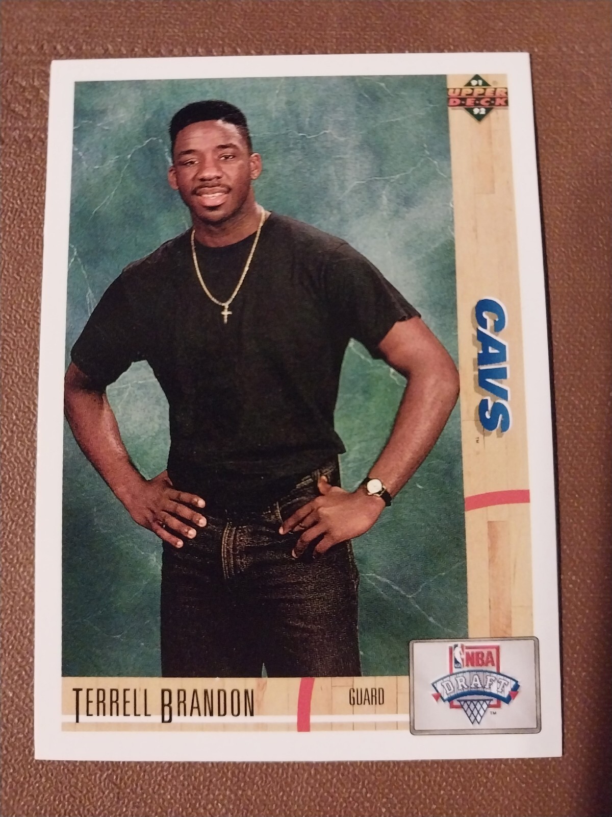1992 TERRELL BRANDON UPPER DECK NBA ROOKIE CARD RC #6 CAVALIERS OREGON ...