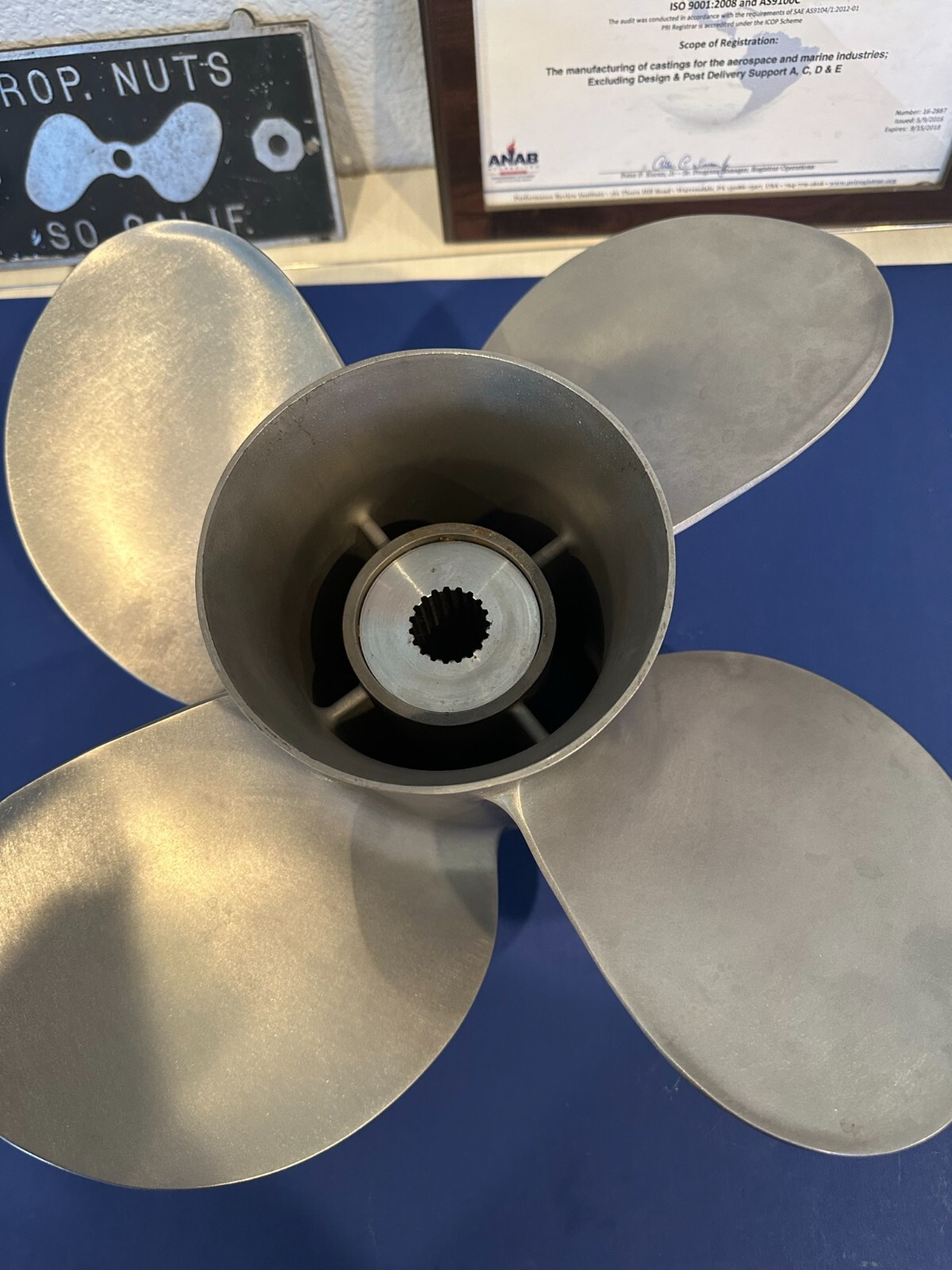 Signature Bravo II Big Cow Stainless Propeller 18 1/4 X 16 Left Hand | eBay