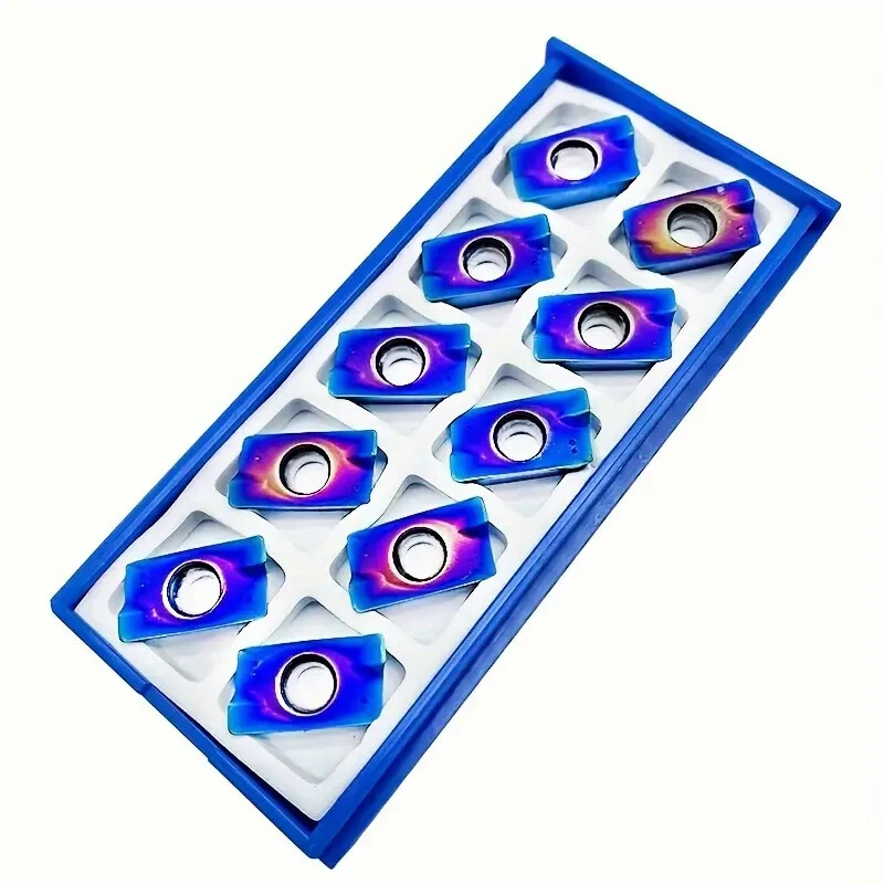 10pcs APMT1604 PDER-DP Carbide Inserts for 400R Milling Nano Blue HRC65 ...