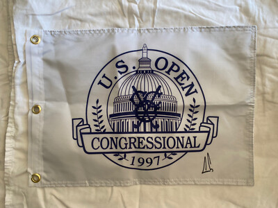 ERNIE ELS SIGNED AUTOGRAPH 1997 US OPEN GOLF PIN FLAG CHAMPION BAS | eBay