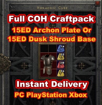 Chains Of Honor COH ⭐ Ladder S12/NL Craft Package Diablo II Resurrected ...