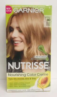 Garnier Nutrisse Buternut # 80 Medium Natural Blonde Permanent ...