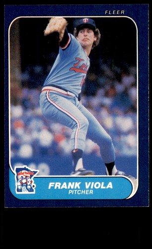 1986 Fleer Frank Viola . Minnesota Twins #408 | eBay
