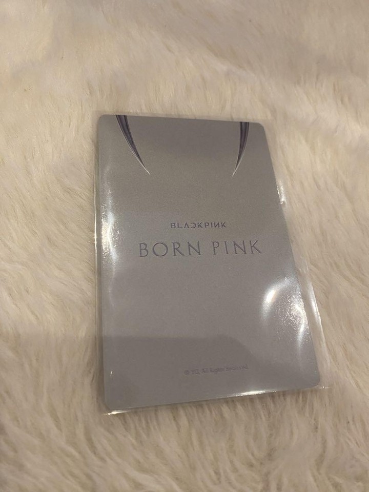 BLACKPINK Jisoo BORN PINK Trading Card Kpop Fan Collectible Used | eBay