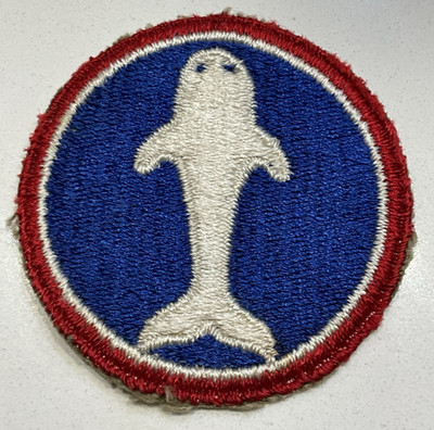 Original WWII U.S. ARMY ATLANTIC BASE COMMAND COLOR CUT EDGE PATCH NG ...