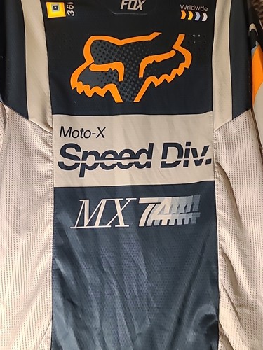 Fox Racing 360 Jersey MENS M MOTO-X speed Div. Excellent Condition Gray ...