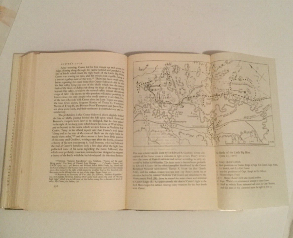 CUSTER'S LUCK Edgar Stewart 1955 1st Edition Univ Oklahoma Press Big ...